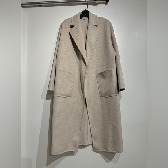 The Curated | Jackets & Coats | The Curated Boyfriend Coat In Khaki ...